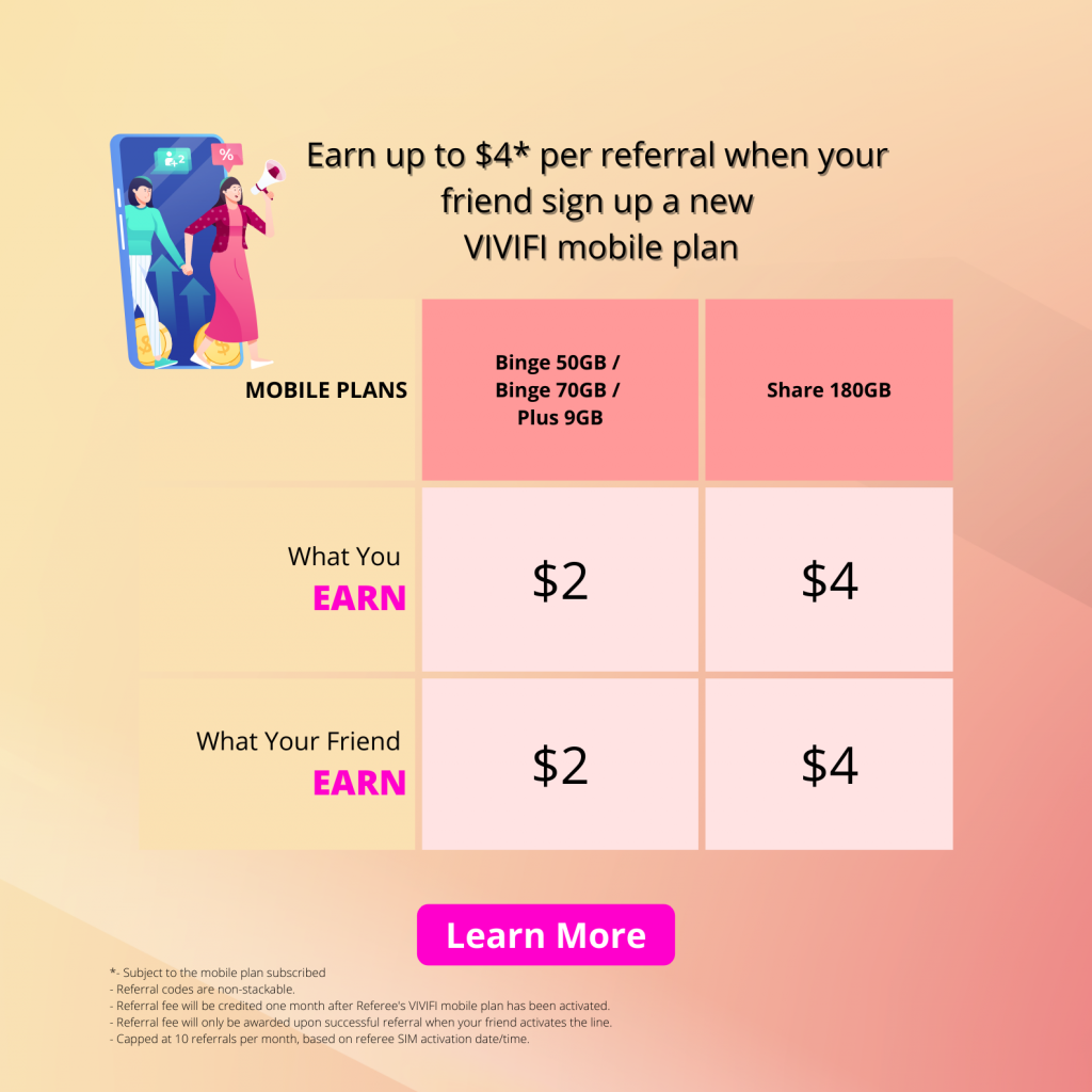 Refer a Friend | VIVIFI Singapore
