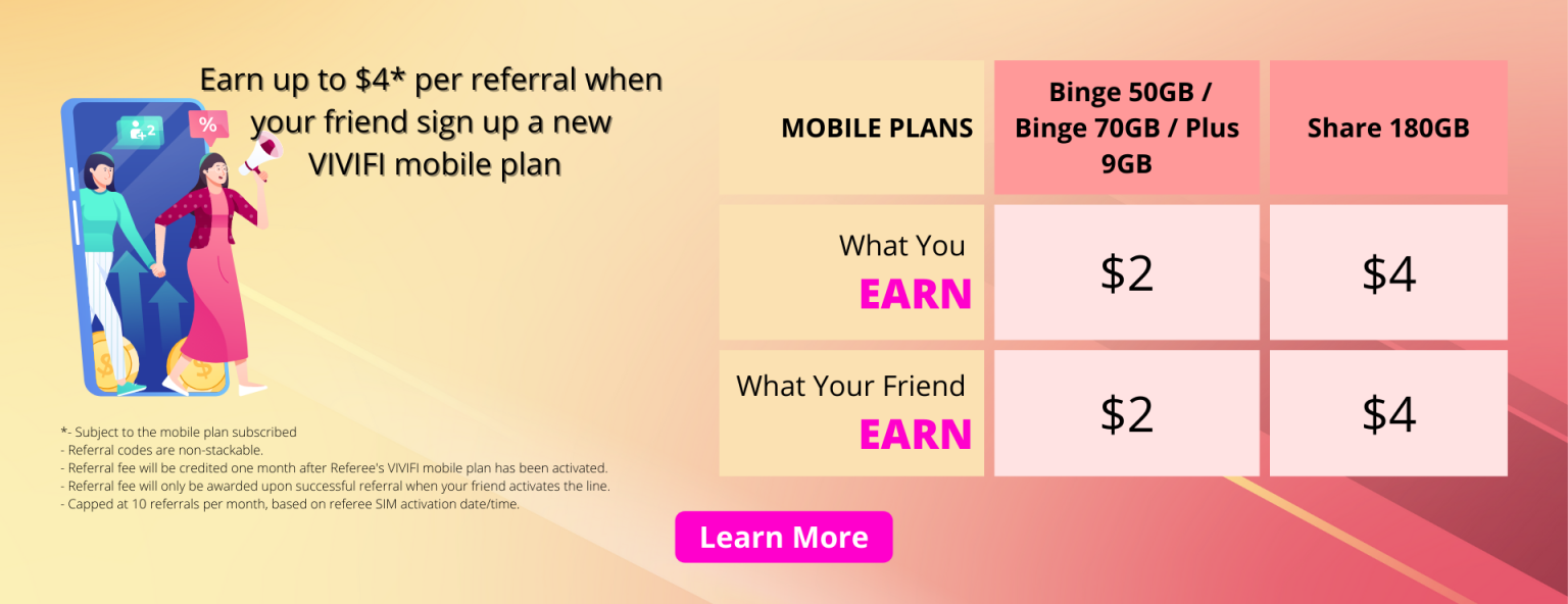 Refer a Friend | VIVIFI Singapore