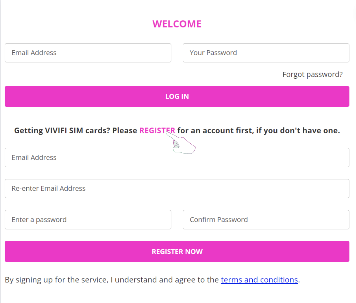 Sign Up Online | VIVIFI SIM-Only & eSIM Plans in Singapore