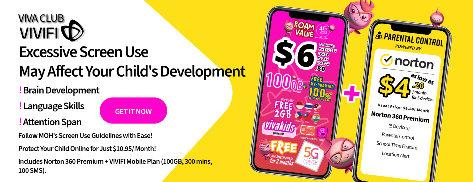 VIVIFI Singapore | One Family One Mobile Plan | No Contract