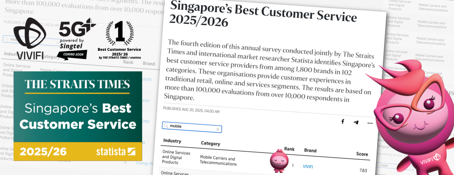 Affordable SIM-Only Plans Singapore | VIVIFI – From $7.70, No Contract, 5G