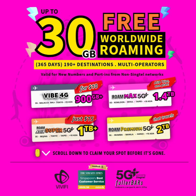 Affordable SIM-Only Plans Singapore | VIVIFI – From $7.70, No Contract, 5G
